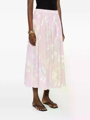 ROSSO 35 Floral Print Skirt