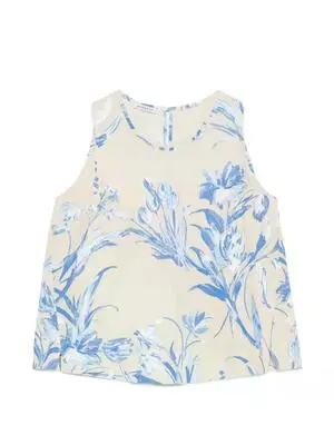 ROSSO 35 Floral Top - Neutrals