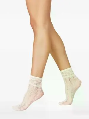 Swedish Stockings Erica Crochet Socks - Neutrals