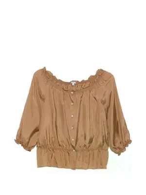Aspesi Ruffled Blouse - Neutrals