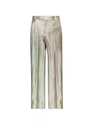 Versace Viscose-lurex Formal Trousers