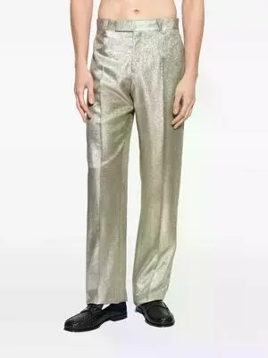 Versace Viscose-lurex Formal Trousers