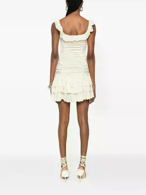 SIEDRES Gemma Ruffled Mini Dress - Neutrals