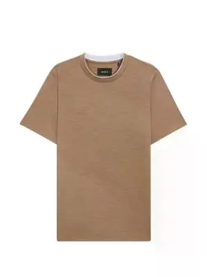 BOSS Double-collar T-shirt - Neutrals