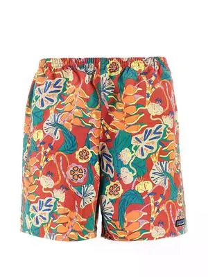 Patagonia Floral Bermuda Shorts - Red