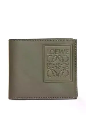 Loewe Logo-embossed Wallet - Green