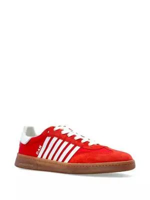 Dsquared2 Striped Leather Sneakers