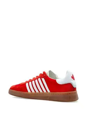 Dsquared2 Striped Leather Sneakers