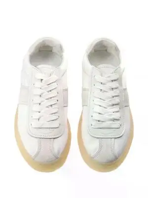 SUMMERY COPENHAGEN Perforated Low Top Sneakers - White
