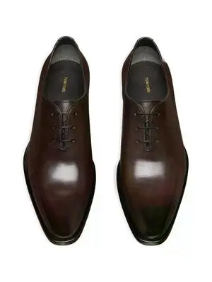 TOM FORD Lace-up Oxford Shoes - Brown