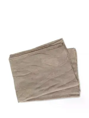 THE ELDER STATESMAN Tranquility Travel Scarf - Neutrals