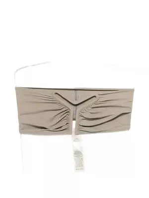 Rick Owens Ruched Bandeau - Neutrals