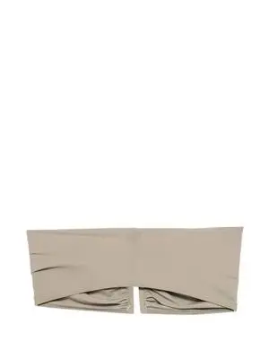 Rick Owens Ruched Bandeau - Neutrals