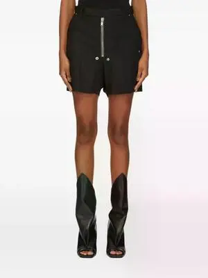 Rick Owens Zip Fastening Shorts - Black