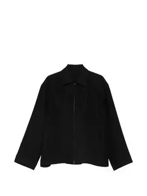 JUUN.J Zip Cotton Jacket - Black