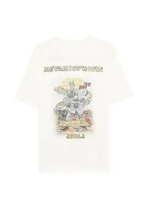 JUUN.J Beige Crew-neck T-shirt