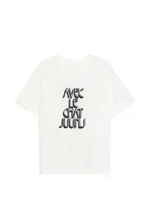 JUUN.J Cat-print T-shirt