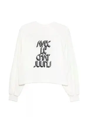 JUUN.J Cat-print Sweatshirt