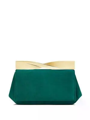 AQUAZZURA Mini Twist Clutch Bag - Green