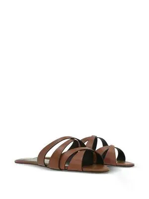 Saint Laurent Strappy Sandals - Brown