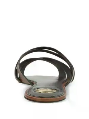 Saint Laurent Strappy Sandals - Brown