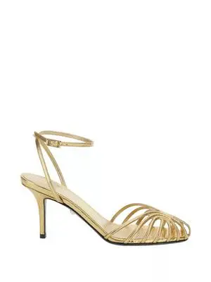 ALEVI MILANO Cage Calf Pumps - Gold