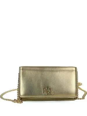 Ralph Lauren Logo Chain Clutch Bag - Gold