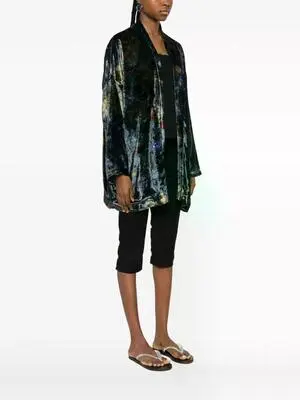 YAVI Floral Velvet Jacket