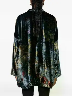 YAVI Floral Velvet Jacket