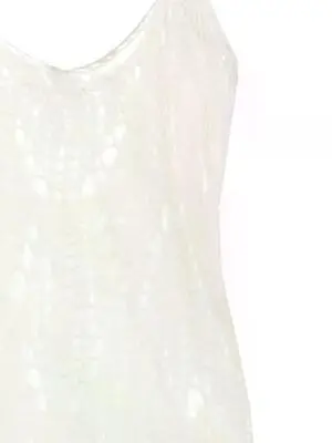 Fabiana Filippi Crochet-knit Sleeveless Midi Dress