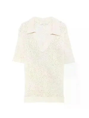 LIBEROWE Knitted V-neck Top
