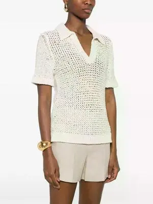 LIBEROWE Knitted V-neck Top