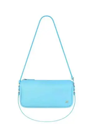 COURREGES Small Three Sixty Shoulder Bag - Blue