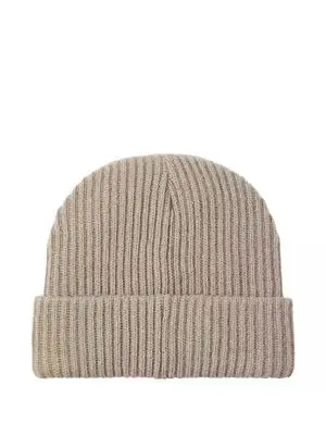 Bogner Gustav Ribbed Logo-patch Beanie Hat
