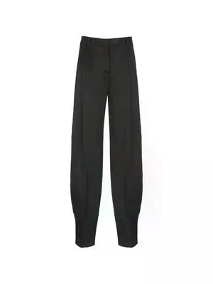 Andamane Pleated Trousers - Black