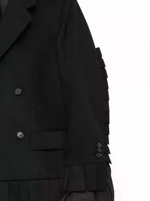 Noir Kei Ninomiya Ruffled Double-breasted Blazer