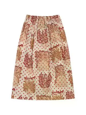 COMME DES GARÇONS TAO Printed Midi Skirt - Neutrals