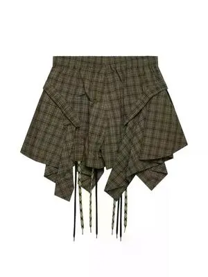 CRAIG GREEN Checked Drawstring Shorts