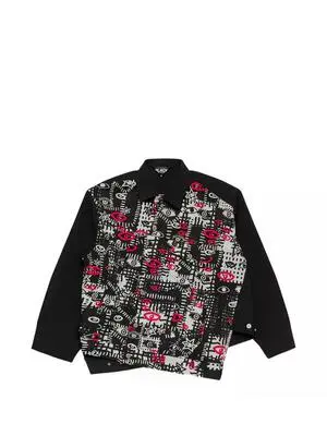 BLACK COMME DES GARÇONS X Filip Pagowski Printed Jacket - Black