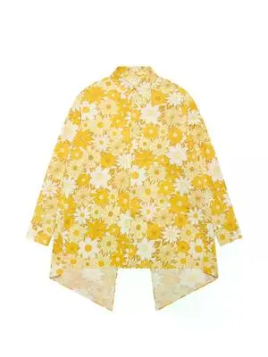CRAIG GREEN Floral-print Shirt - Yellow