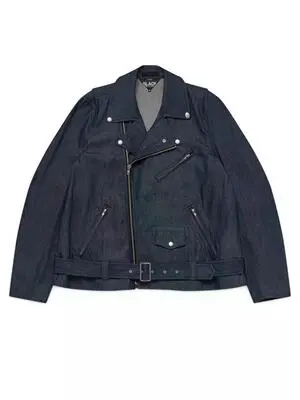 BLACK COMME DES GARÇONS Denim Biker Jacket