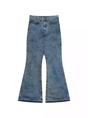 Junya Watanabe Acid-wash Bootcut Jeans