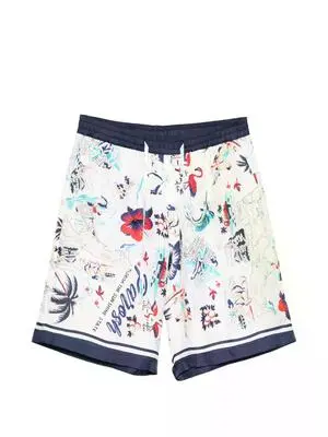 P.a.r.o.s.h Scard Floral-print Shorts