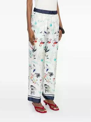 P.a.r.o.s.h Scard Map-print Trousers