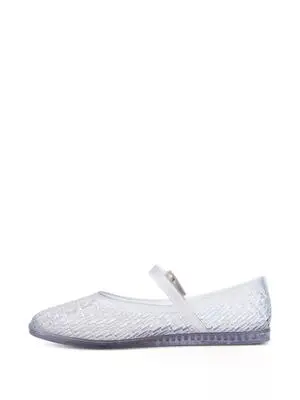 Melissa Harper Buckle-strap Ballet Flats