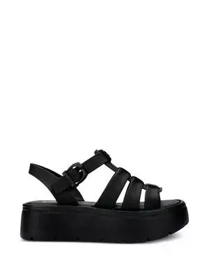 Melissa Up Platform Strap Sandals - Black