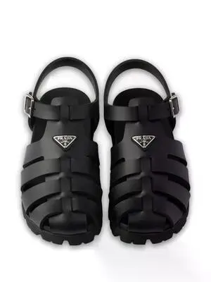 Prada Triangle-logo Sandals