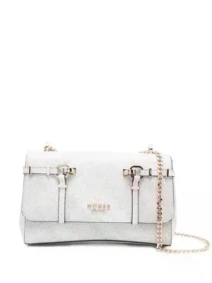 Guess Patterned Chain Shoulder Bag