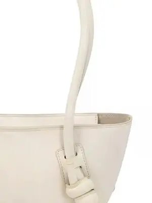 Hereu Mini Fleca Shoulder Bag With Knot Detail - Neutrals