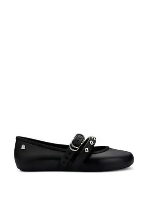 Melissa Studded Buckle Ballet Flats